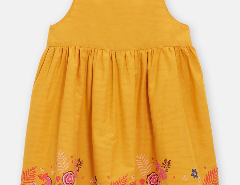 Παιδικό Φόρεμα για Κορίτσια Mustard Leopard | DPAM